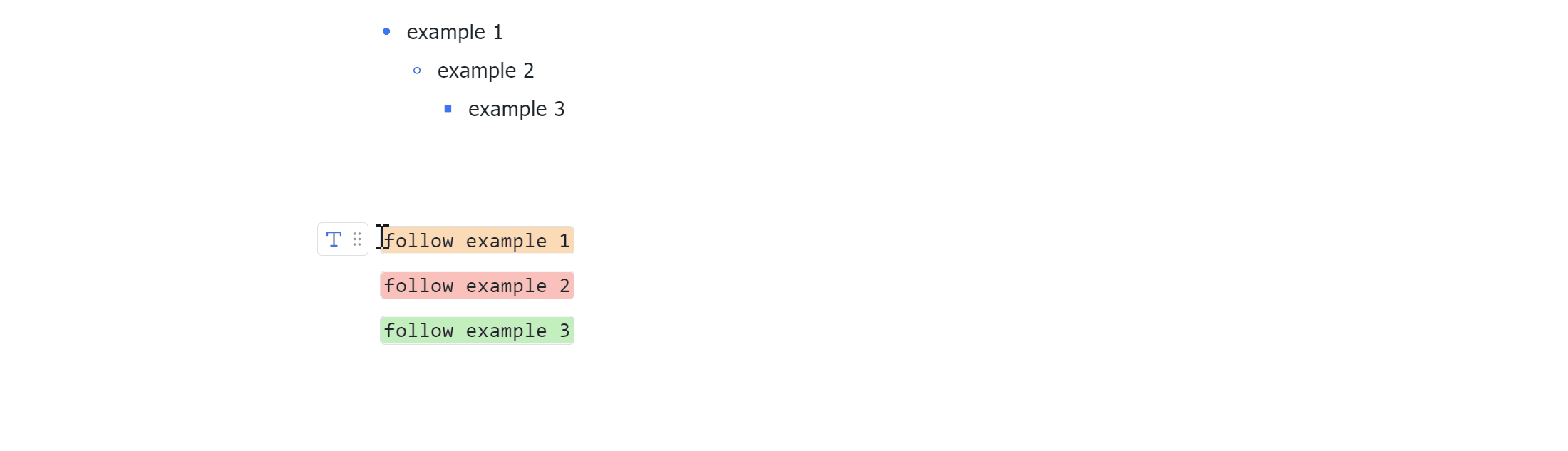Use numbered and bulleted lists in Docs