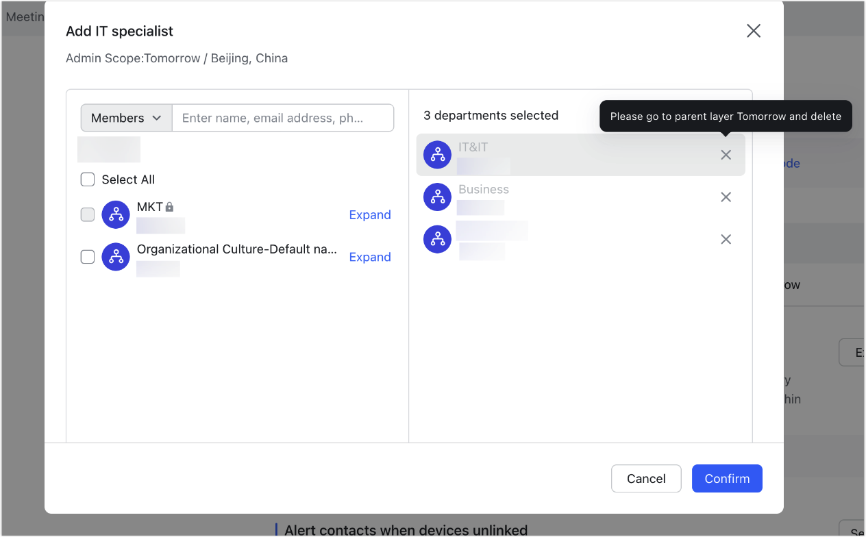 Admin | Configure deployment permissions