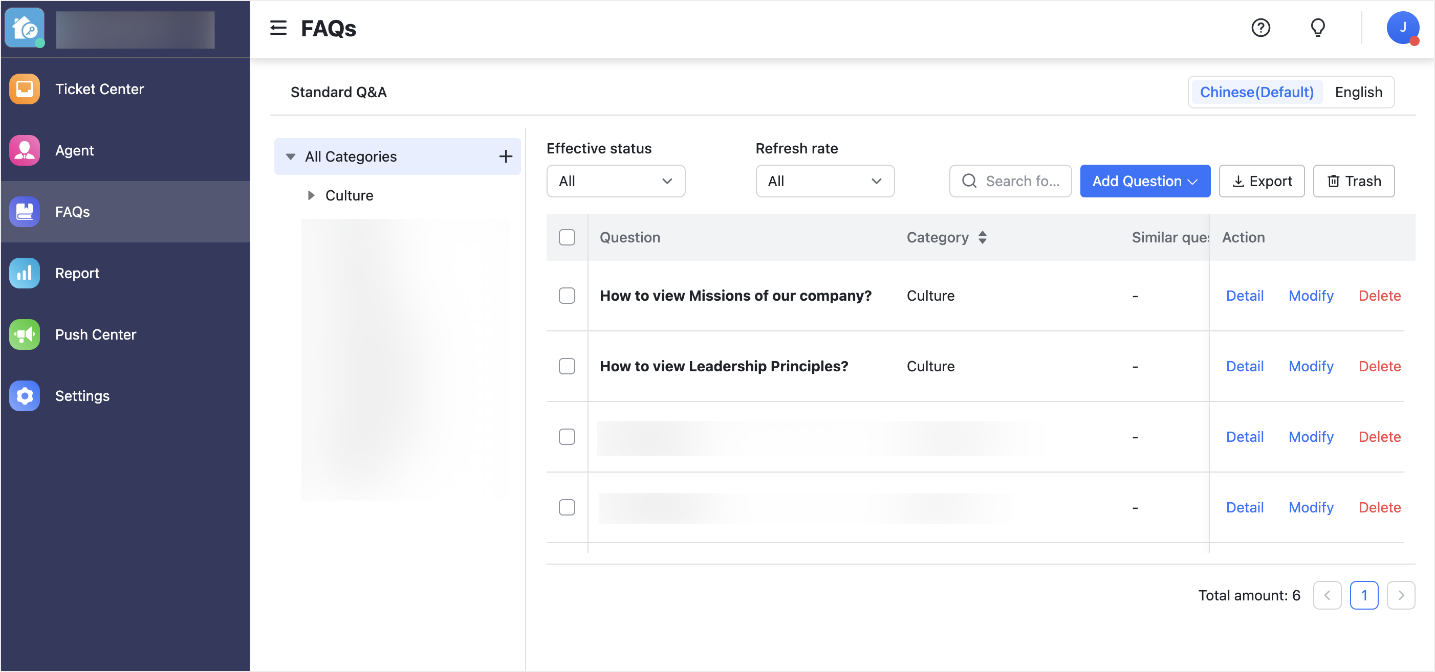 Use the Help Desk FAQs