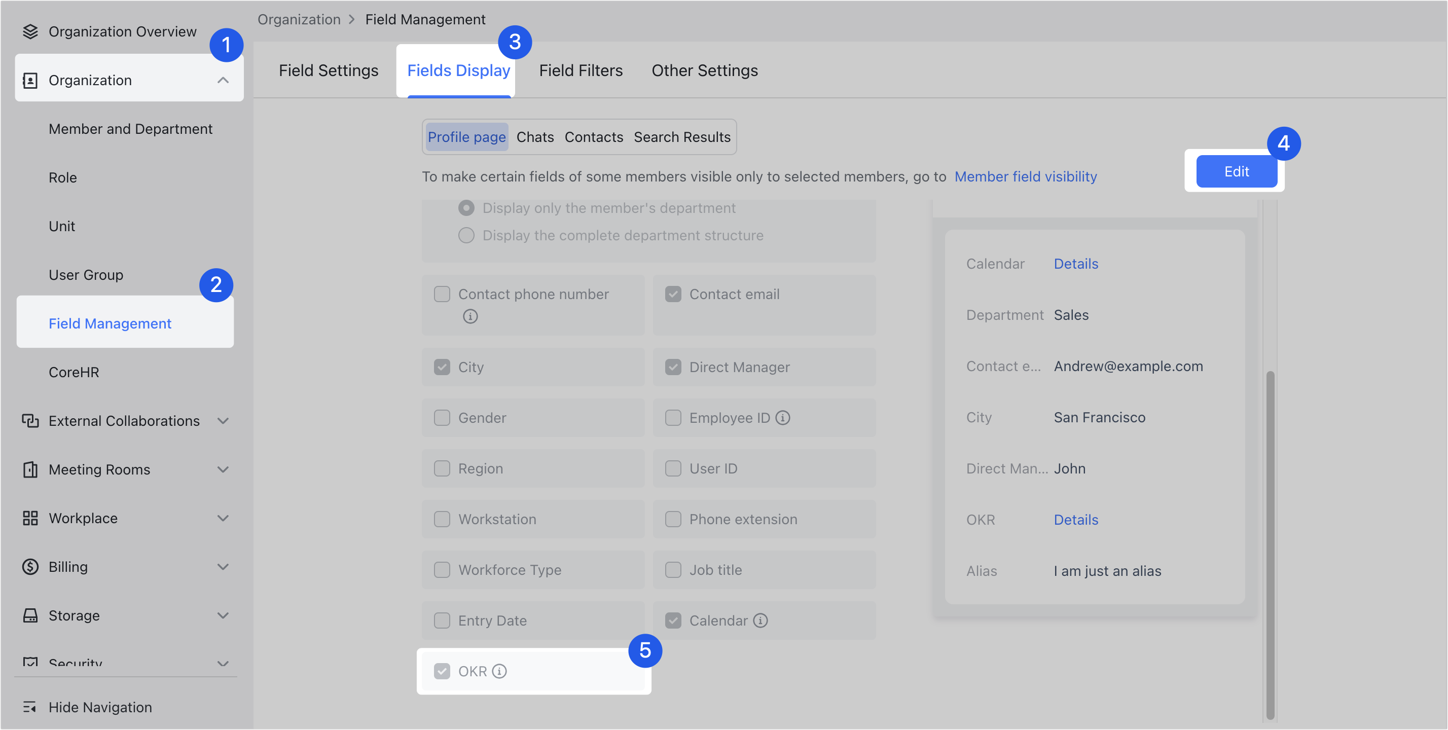 Lark OKR administrator guide