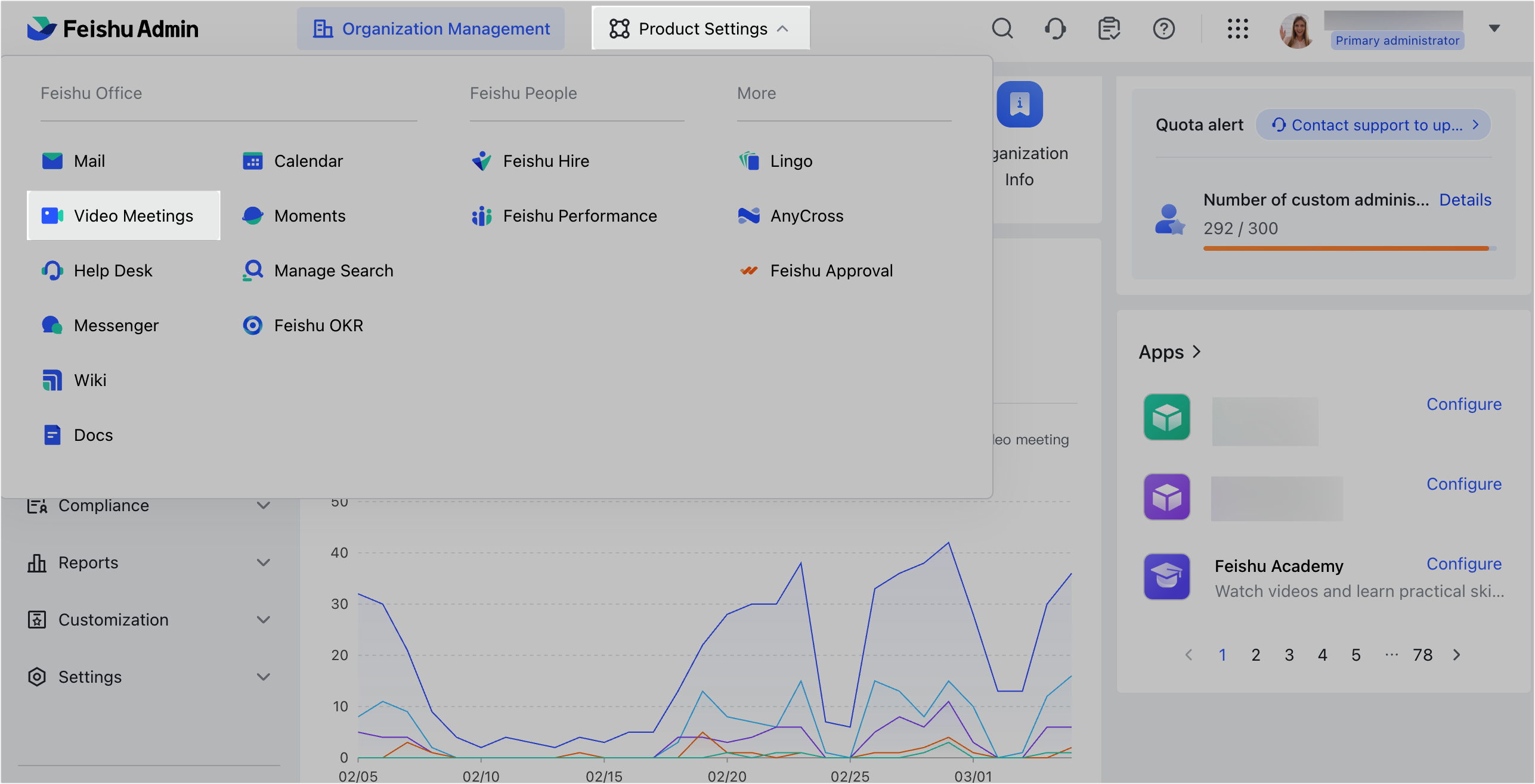Admin | Set the usage quota for AI-enhanced meeting notes