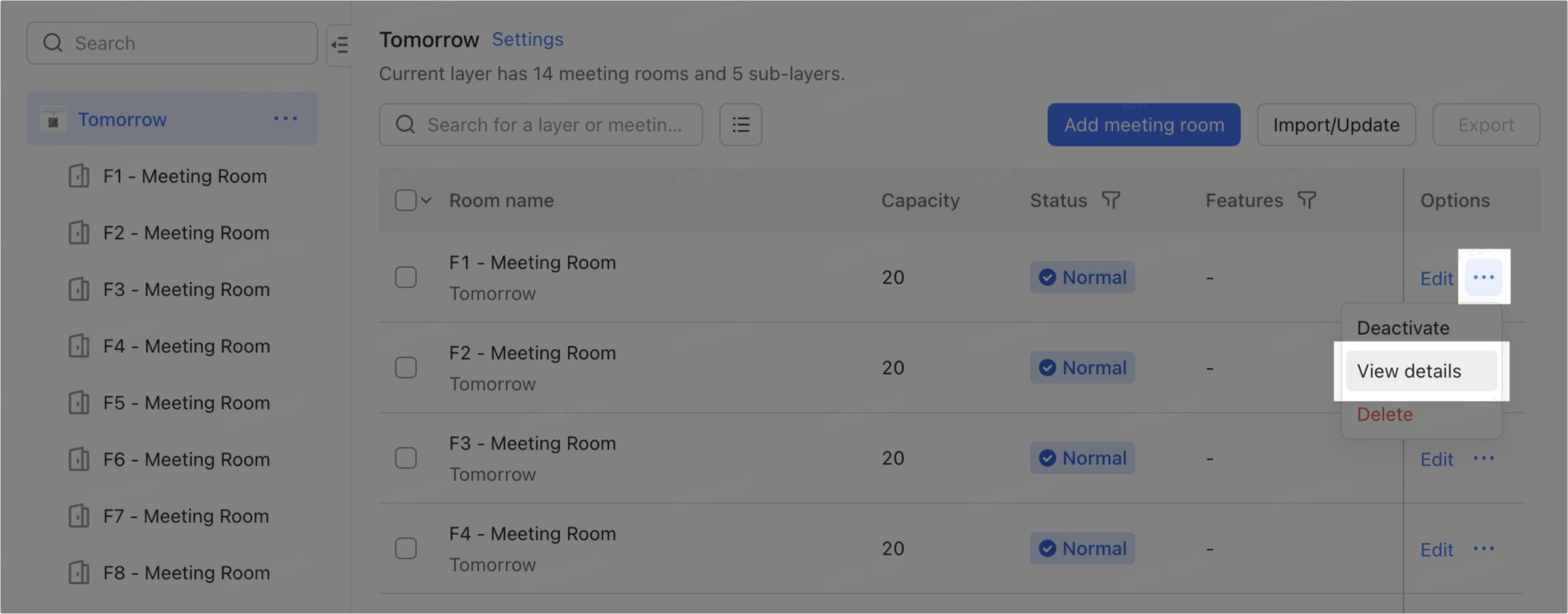 Admin | Set up approval for room booking