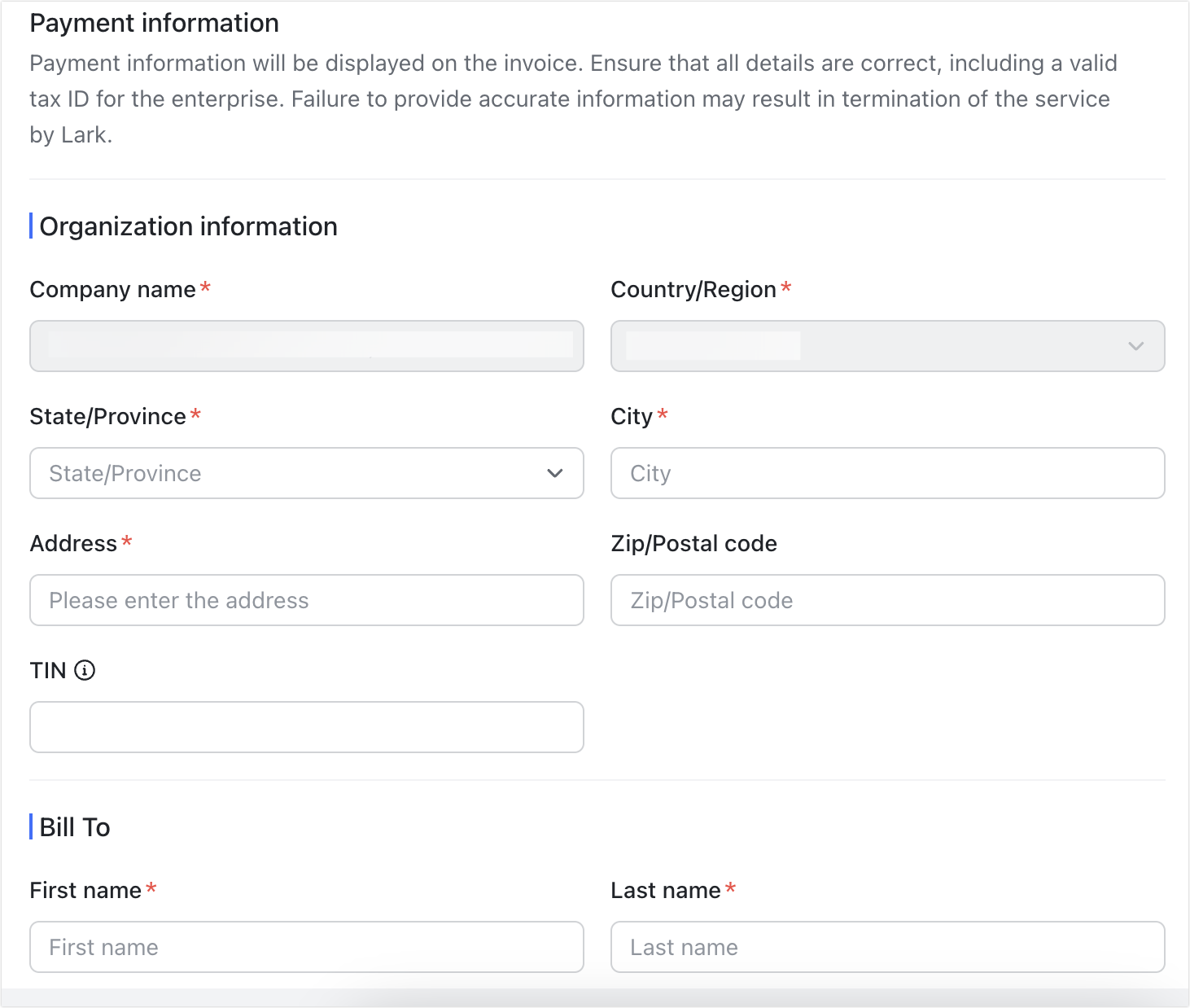 Admin | Purchase Lark paid plans
