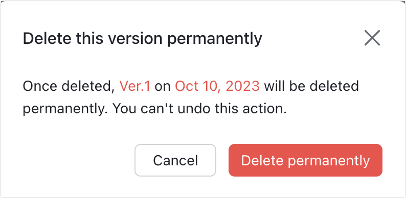 View, update, restore, or delete file versions
