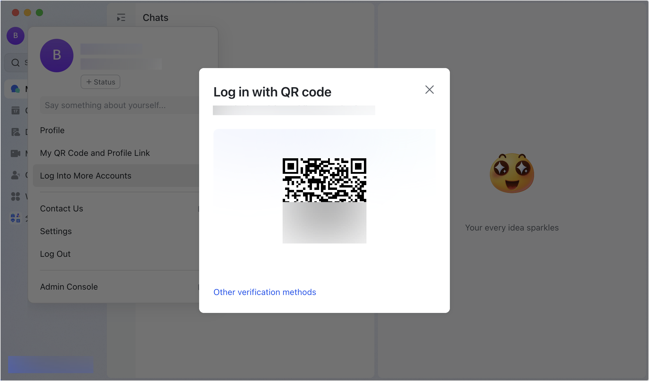 Log in to more accounts in Lark