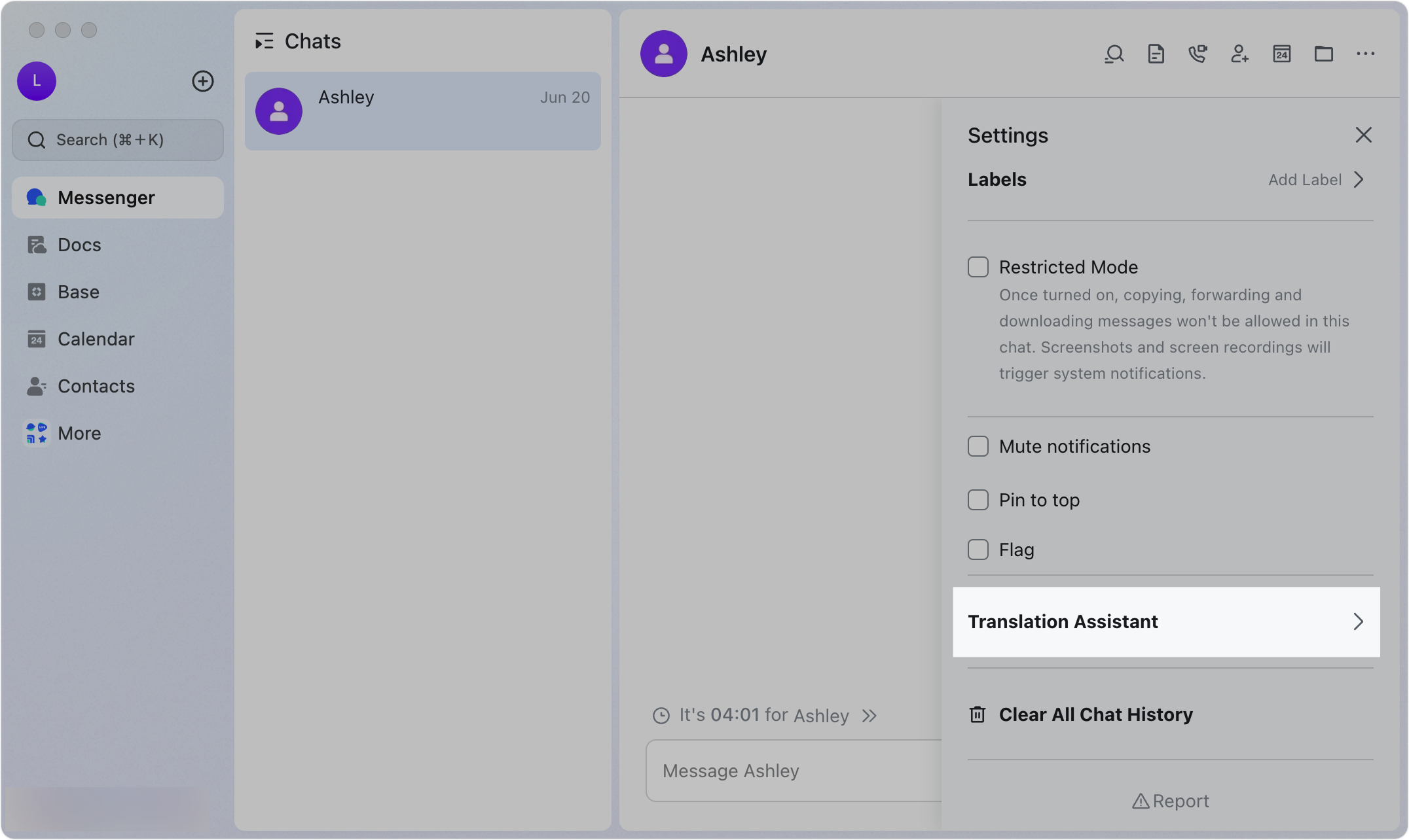 Translate as you type in chats