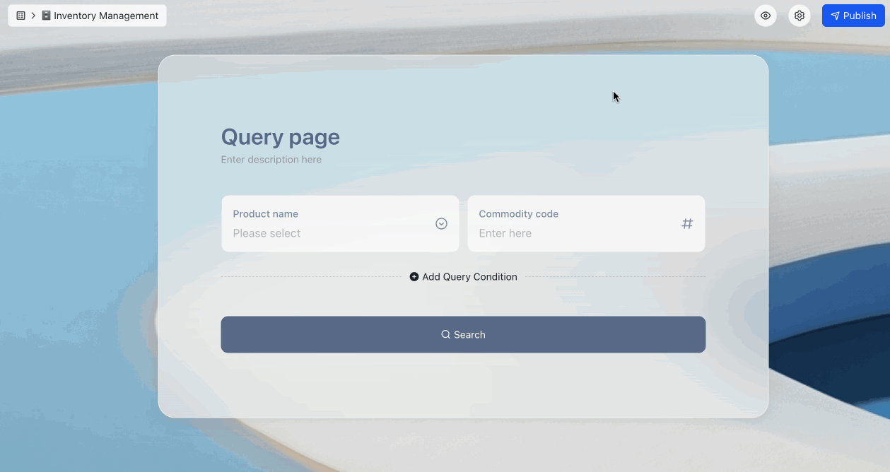Sử dụng trang truy vấn trong Base