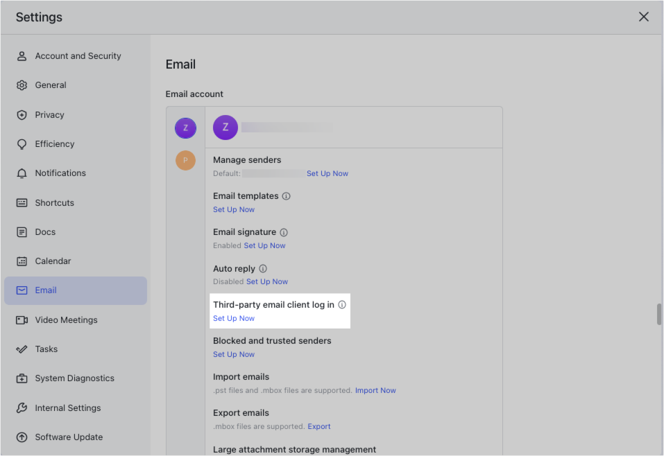 Update the SMTP server settings in business systems during email migration