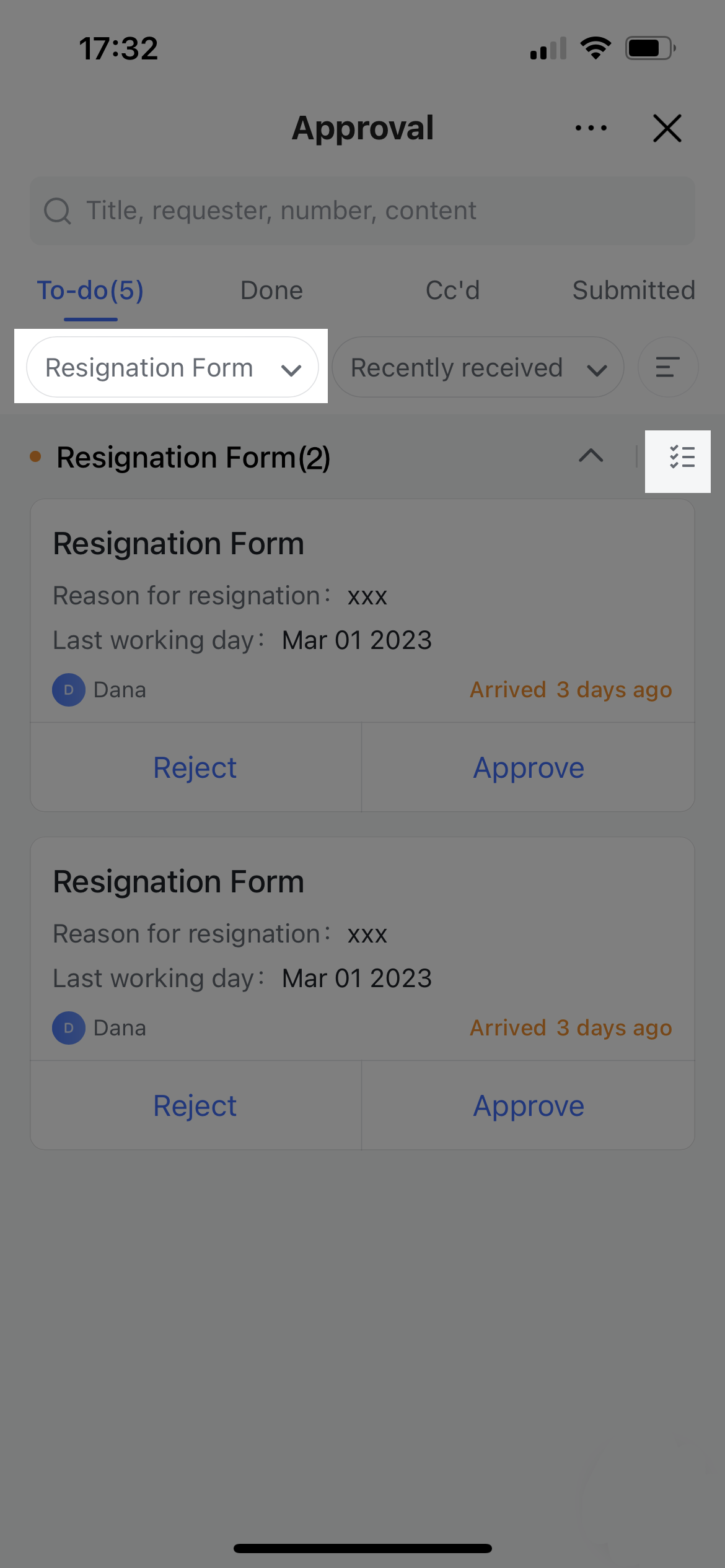 Admin | Set approvers for batch approvals