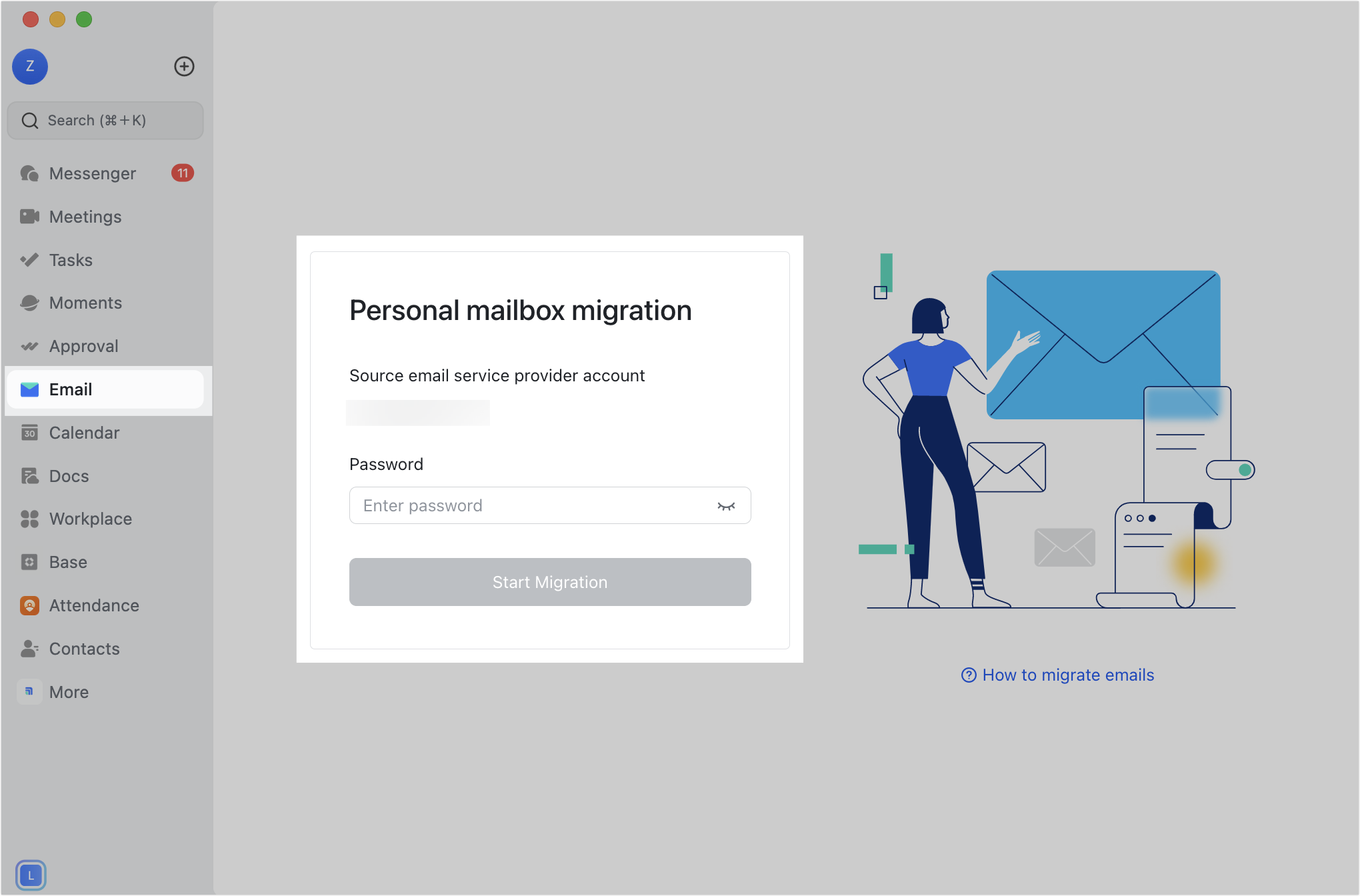 Migrate your business emails to Lark Mail