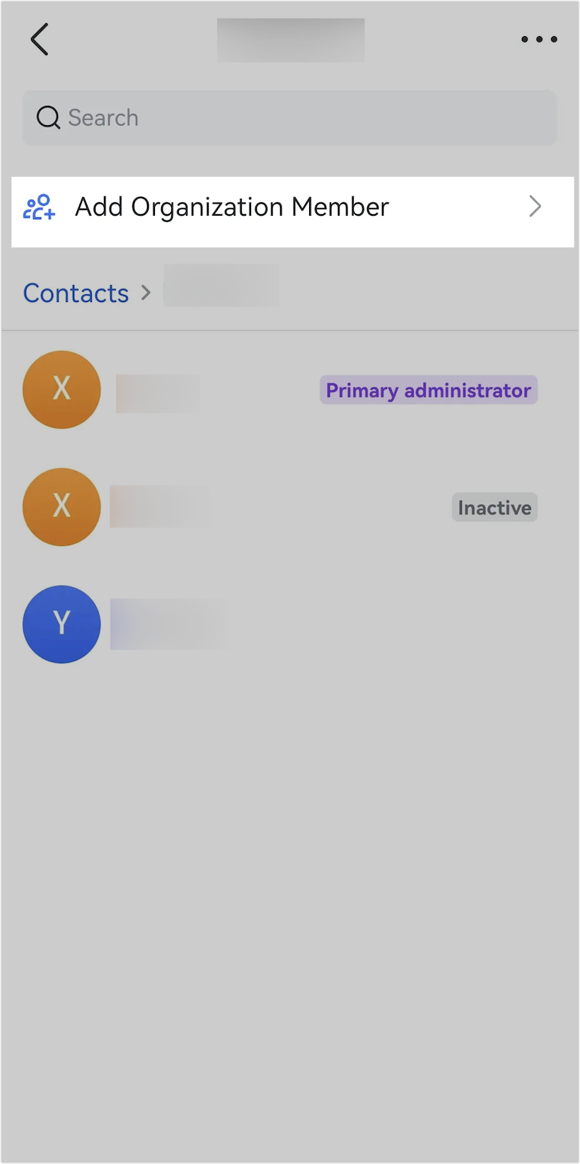 Invite members to join an organization