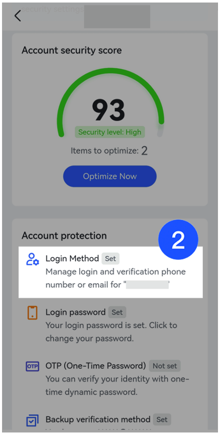 Manage Lark login method and contact information