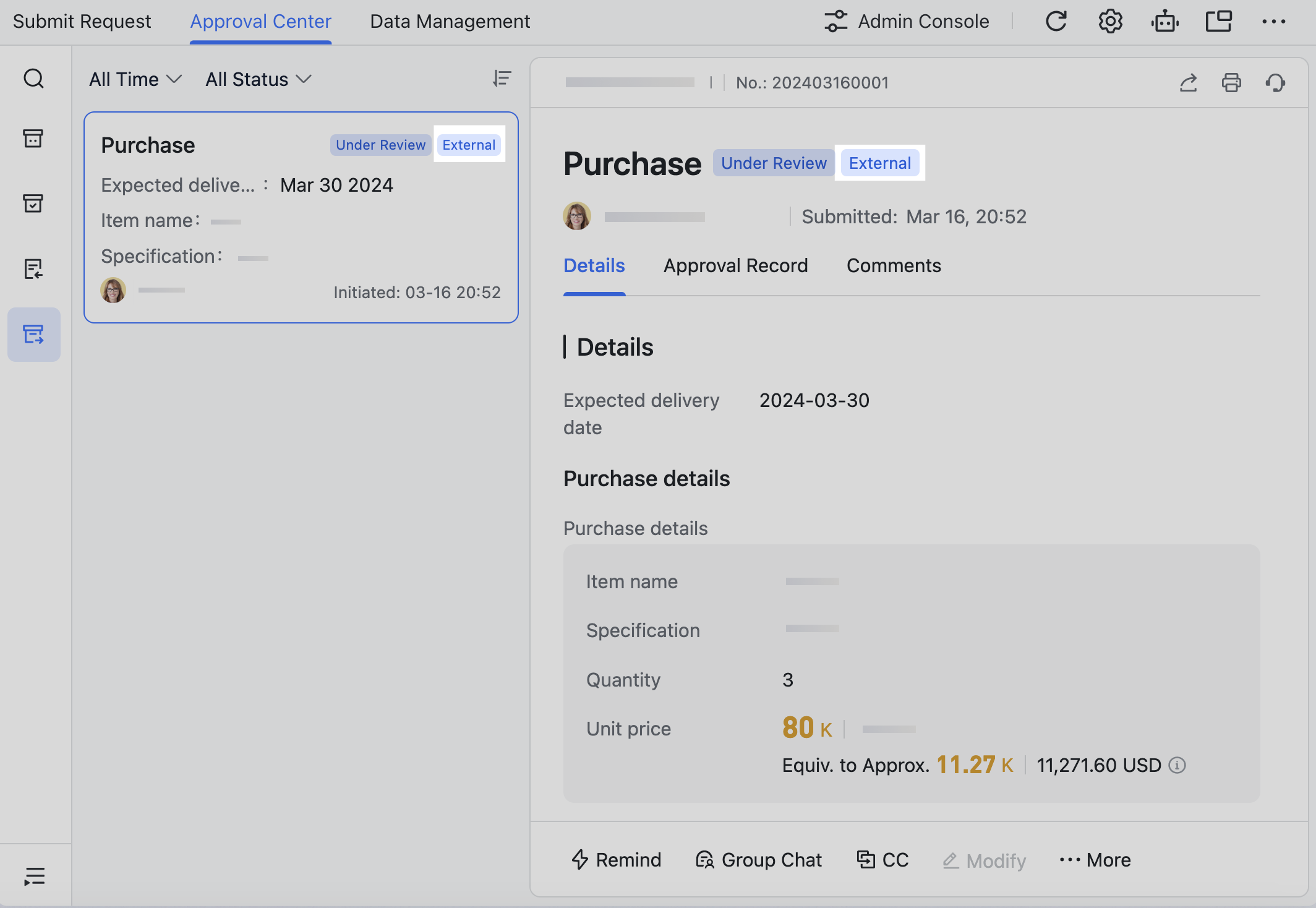Lark Approval feature overview